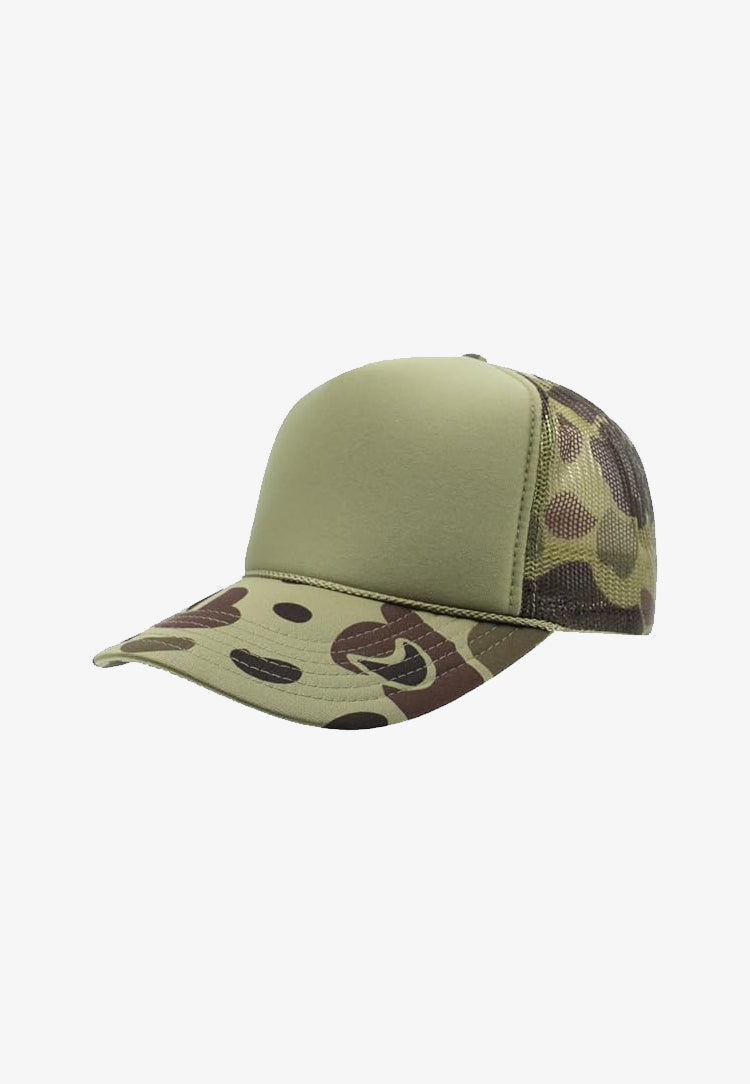5-Panel Camouflage Cap with Adjustable Snapback and Flexible Brim ...